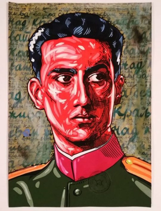 ISTORIJSKI JUNACI U POP-ART STILU: Nemanja slika srpske heroje, a na ...